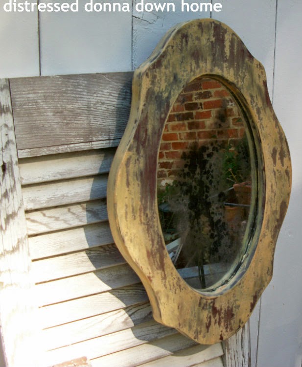 Distressed Donna Down Home: Mirror In Distress