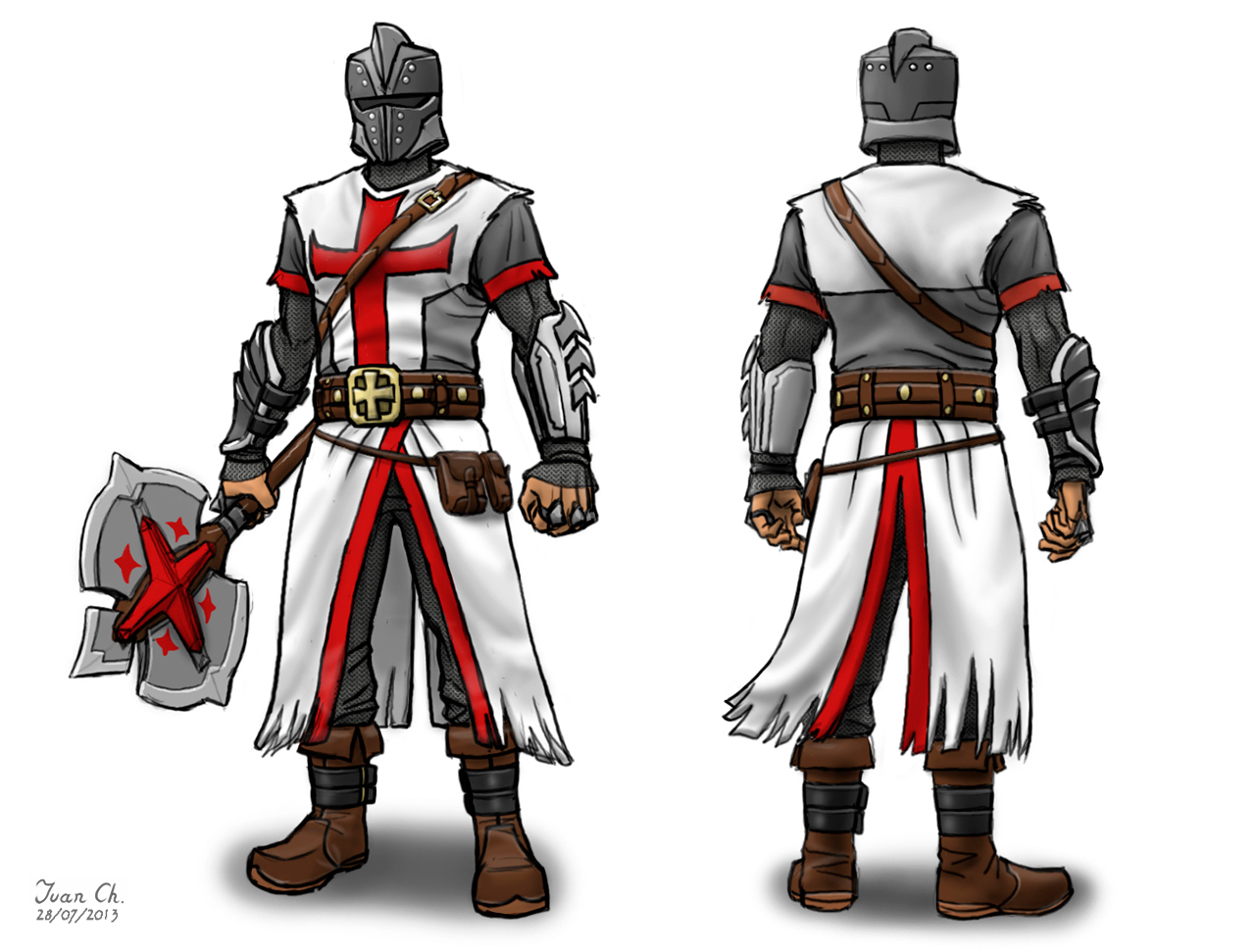 Thetwinsartists: Templar soldier
