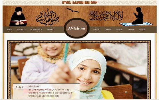 Al-Islamic Blogger template 2014 - Template24