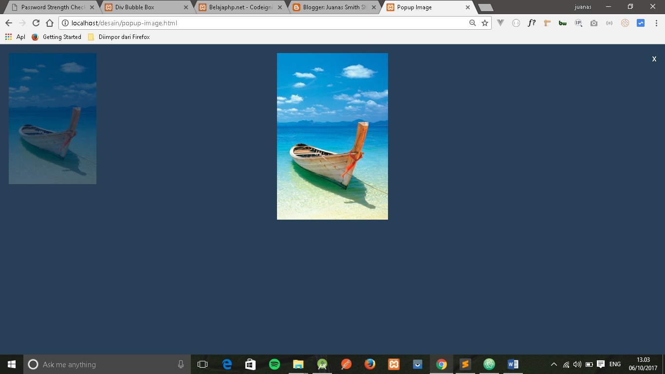 Membuat Popup Image - Autodika