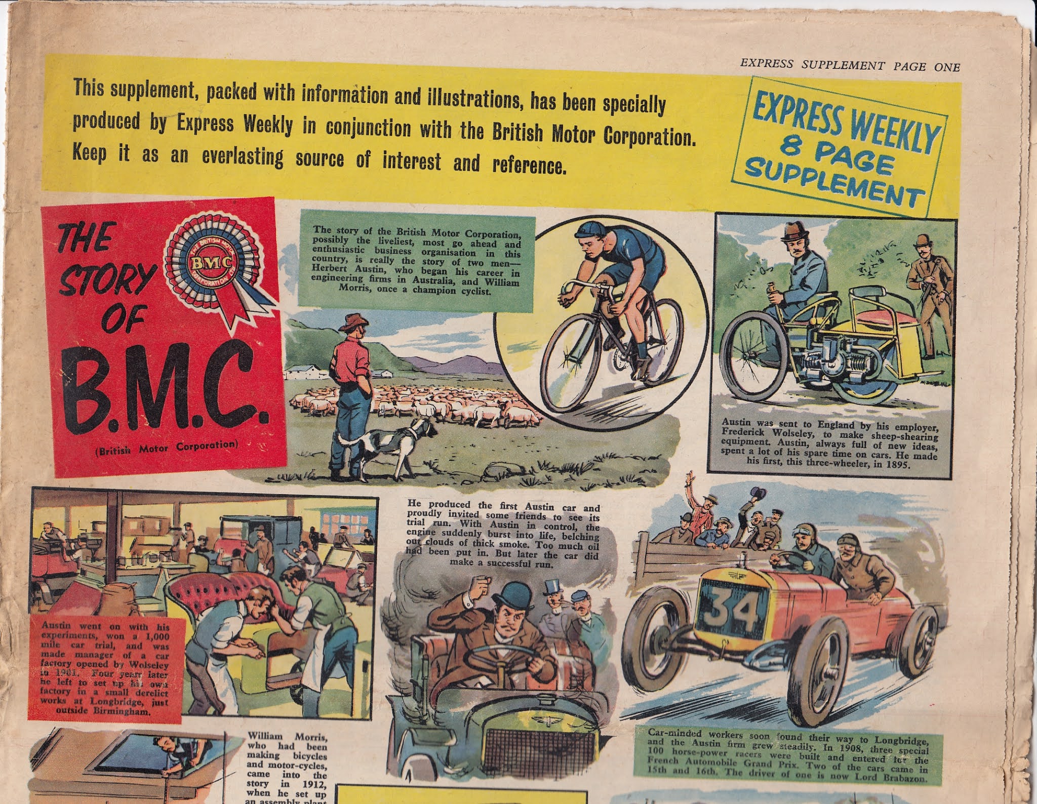 Boys Adventure Comics: Express Weekly supplements - part 3 (of 3)