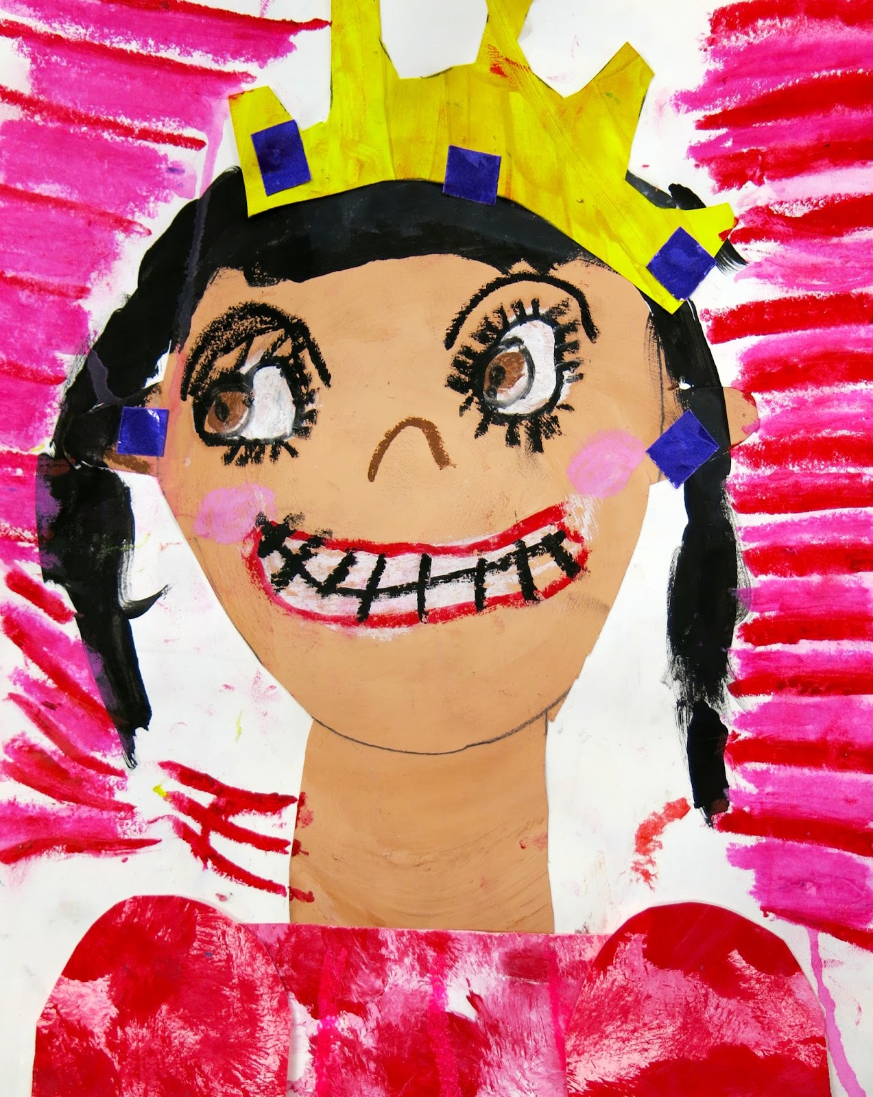 Cassie Stephens: In the Art Room: Royal First Graders