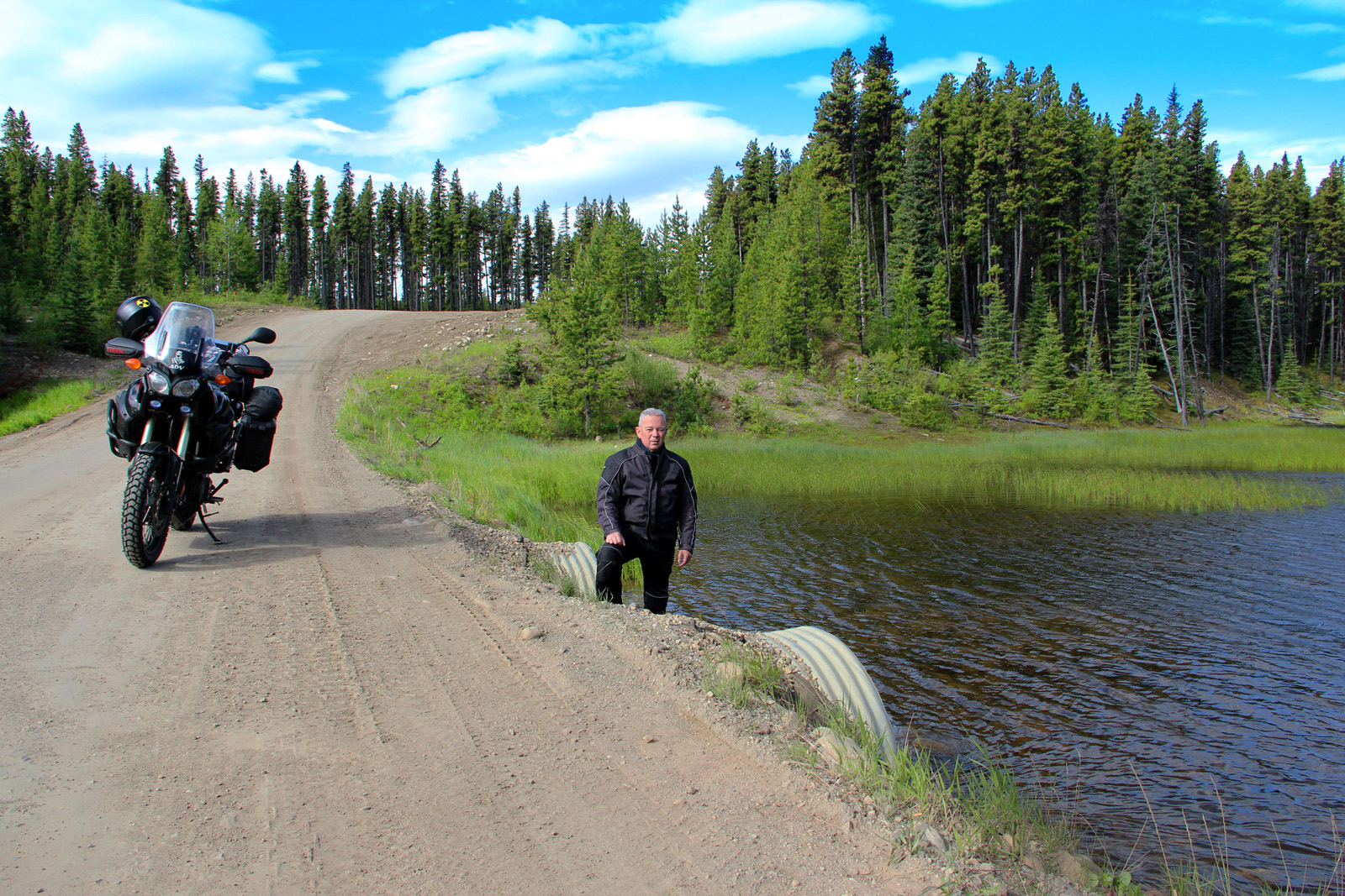 Riding the USA: Day 7 - Hinton, Alberta - Charlie Lake, British Columbia