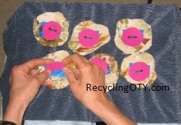 The Recycling Occupational Therapist: Buttoning Board and Button Squares