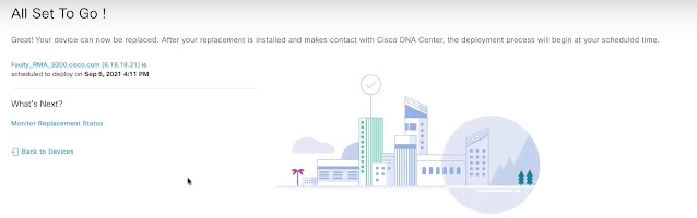 Cisco DNA Center : RMA Workflow - The Network DNA