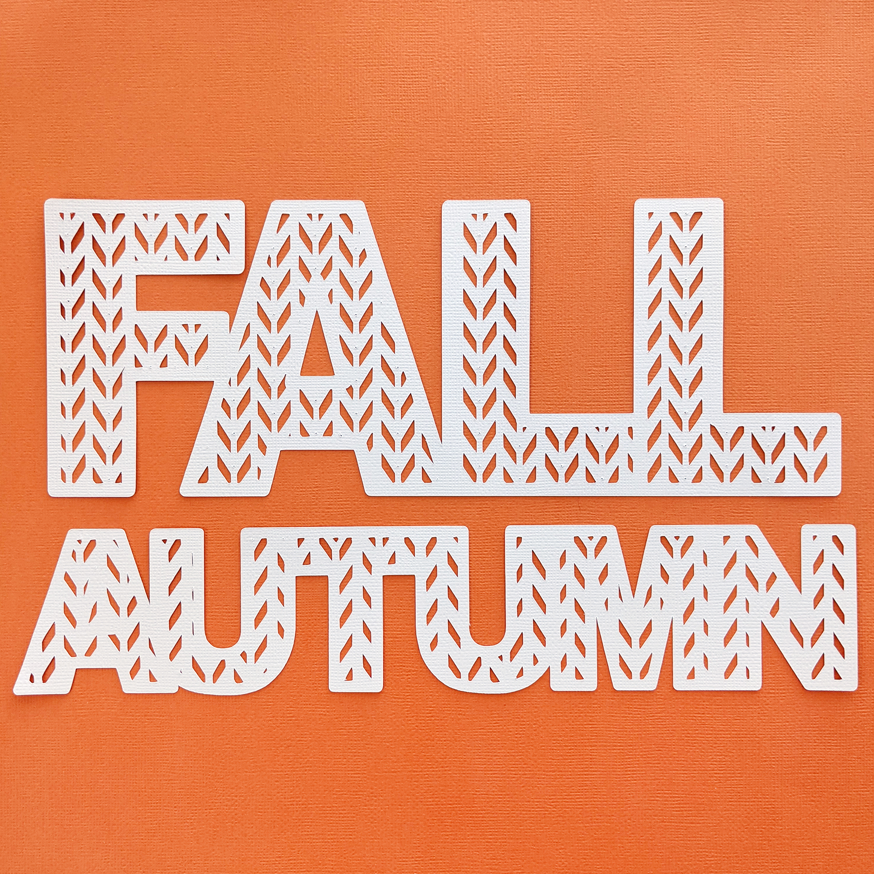 Fall / Autumn Title Layout by Valerie Bisson | Paige Taylor Evans