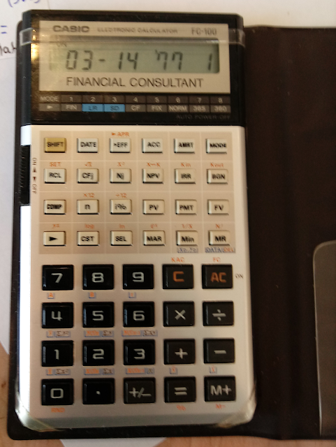 Eddie's Math and Calculator Blog: Retro Review: Casio FC-100 Financial ...