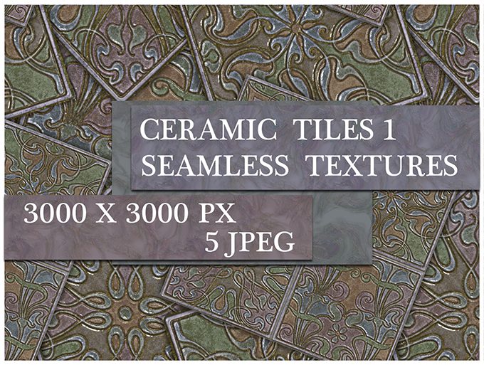 Ceramic Tiles Seamless Textures Pack 1 - Jojo's Textures
