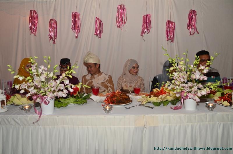 Kanda Dinda with Love: Wedding Review: Meja Makan Beradab Decoration ...