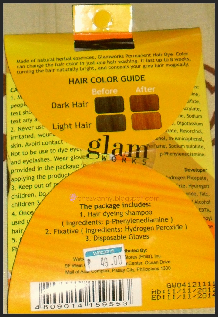 Lava Bean: Glam Works Permanent Hair Dye Color Shampoo in Light Brown