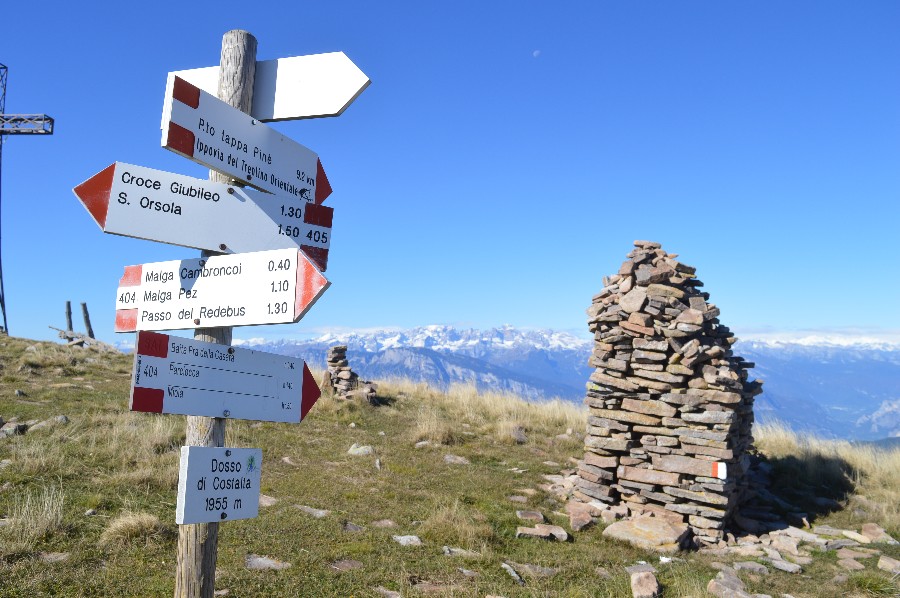 Escursione al Dosso di Costalta da Passo Redebus - Altopiano di Pinè ...