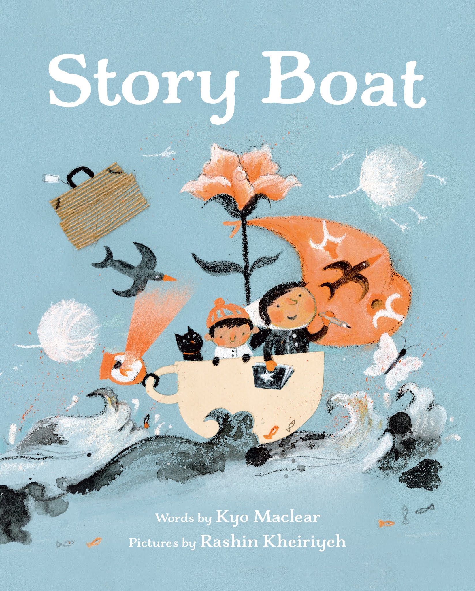 Momo celebrating time to read: Story Boat by Kyo Maclear illustrated by ...