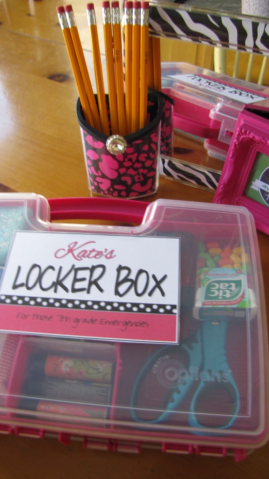 CHOCOLATES FOR BREAKFAST and other Sweet Somethings: School Locker Boxes