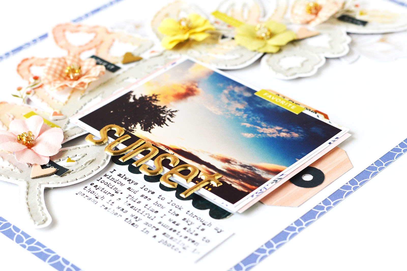 Maryám Pérez Design | Blog: CLIQUE KITS: FAVORITE SUNSET LAYOUT