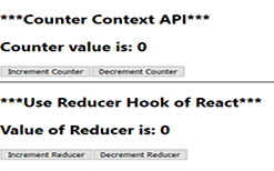 Accessing Data through Context API and through Reducer Hook in React.js