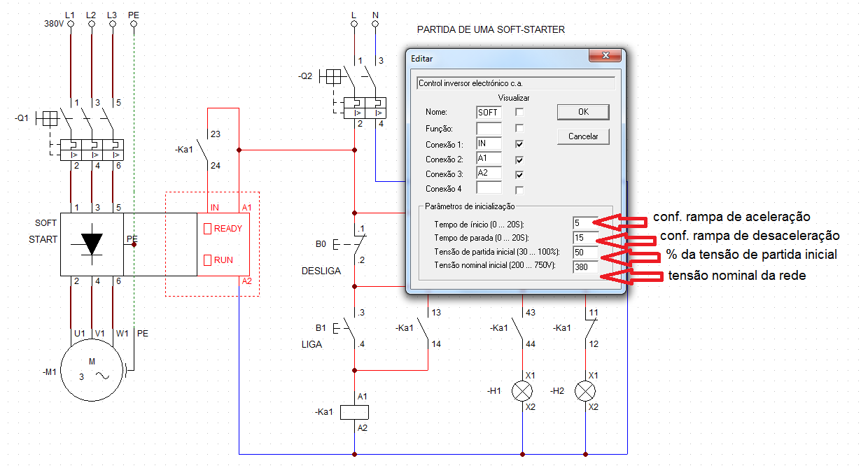 Como ligar um soft starter - Ensinando Elétrica | Dicas e Ensinamentos