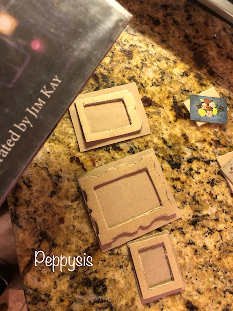 peppysis: Miniature Frames and Paintings Tutorial