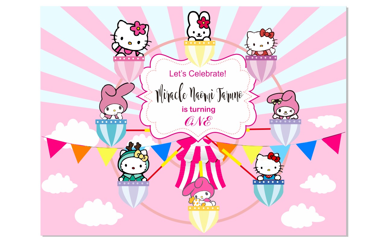 Gratis Download Banner tema Hello Kitty dan Melody