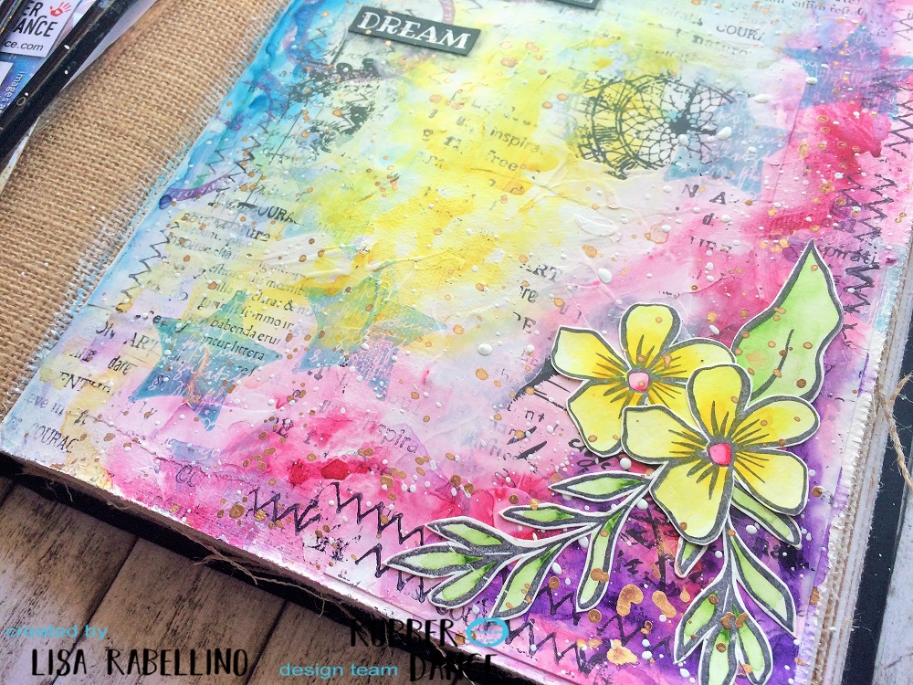 Inspire, Create, Dream: Art Journal Page by Lisa