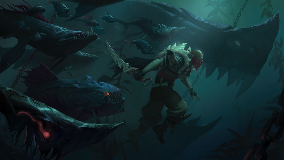 Pyke LoL LoR Legends of 4K #2090b Wallpaper iPhone Phone