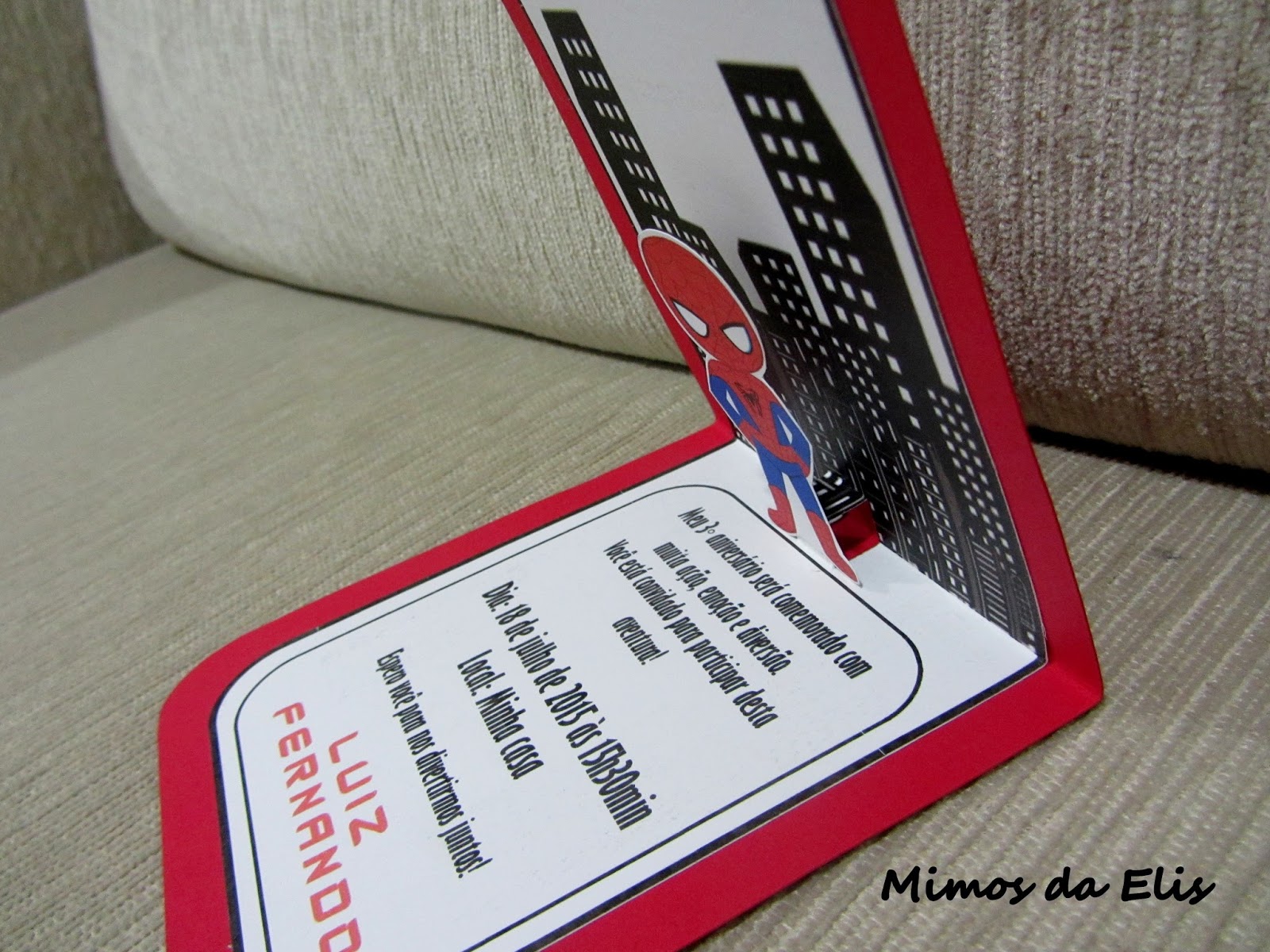 Mimos da Elis: Convite em pop up!