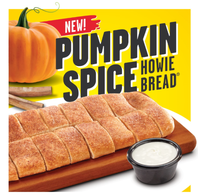 Hungry Howie's Bakes New Pumpkin Spice Howie Bread