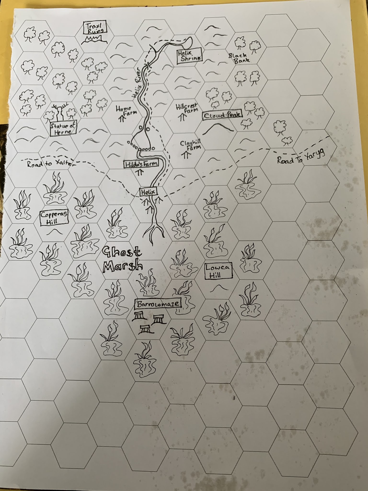 Map - Helix and surrounds