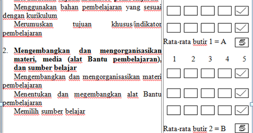 Download Format Alat Penilaian Kemampuan Guru (APKG 1 dan APKG 2) Untuk ...