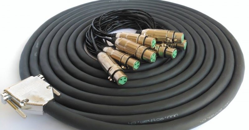 Telco Cables: Manguera DB25-XLR Hembra TASCAM analógica