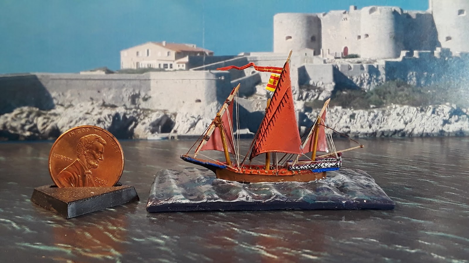 A Miniatures Hobby Room: Davco 18 Gun Spanish Xebec