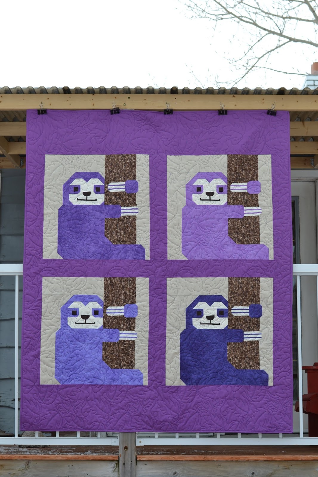 Sloths Quilt