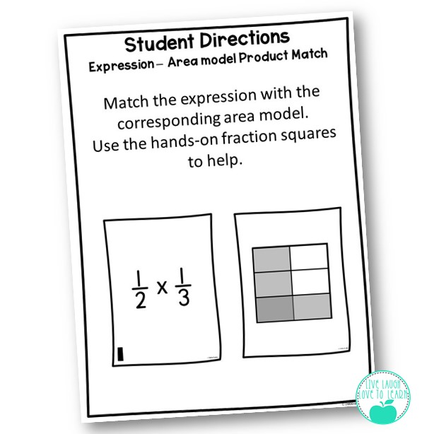 How to Teach Multiplying Fractions Using Area Models - Live Laugh Love ...