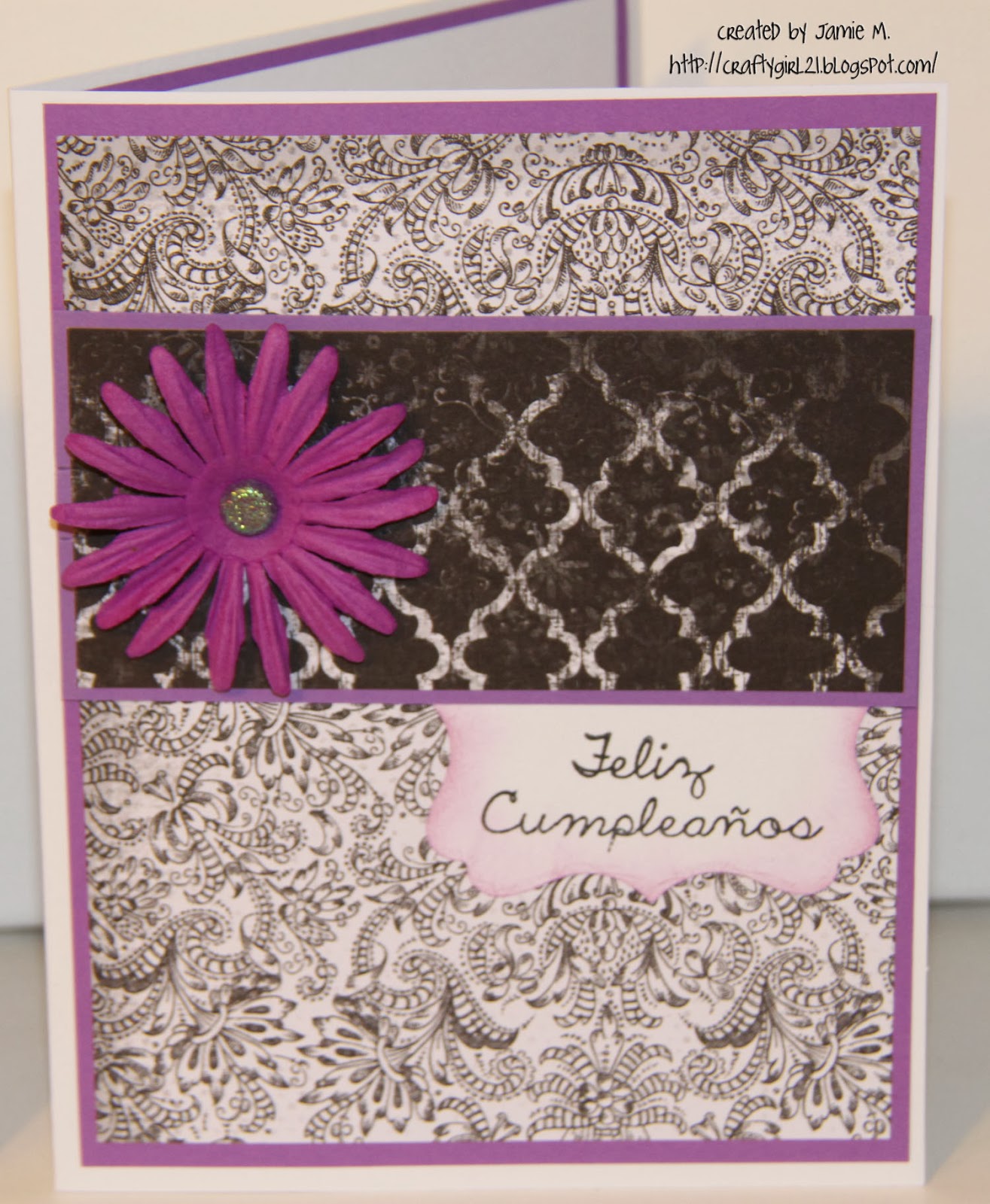 Crafty Girl 21!: B&W Spanish Cards