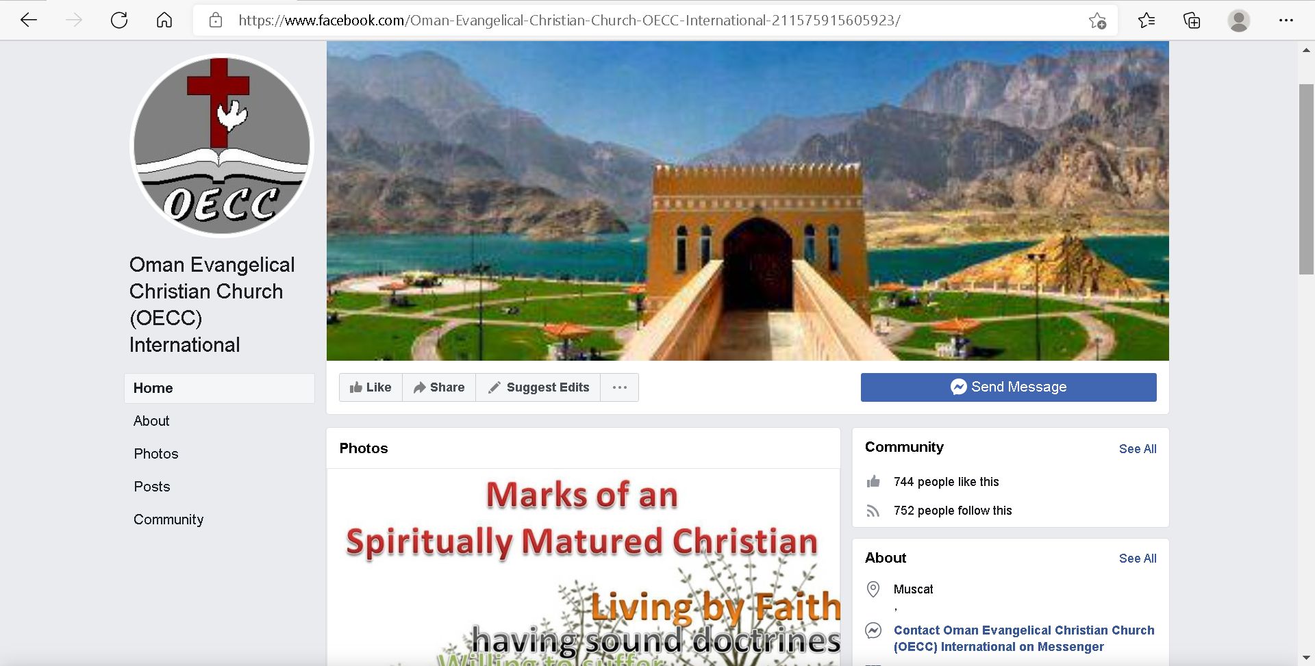 Christianity in Oman - Protestant 2021