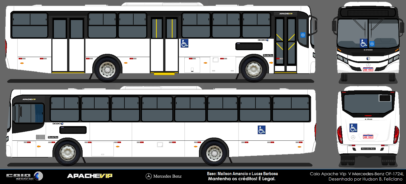 TRANSFELICIANO COMANDO DA BUSOLOGIA : Protótipo Caio Apache Vip 5