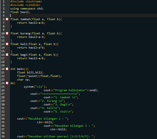 Download Guide: How to Make a simple calculator using c++