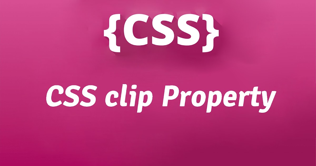 CSS clip Property