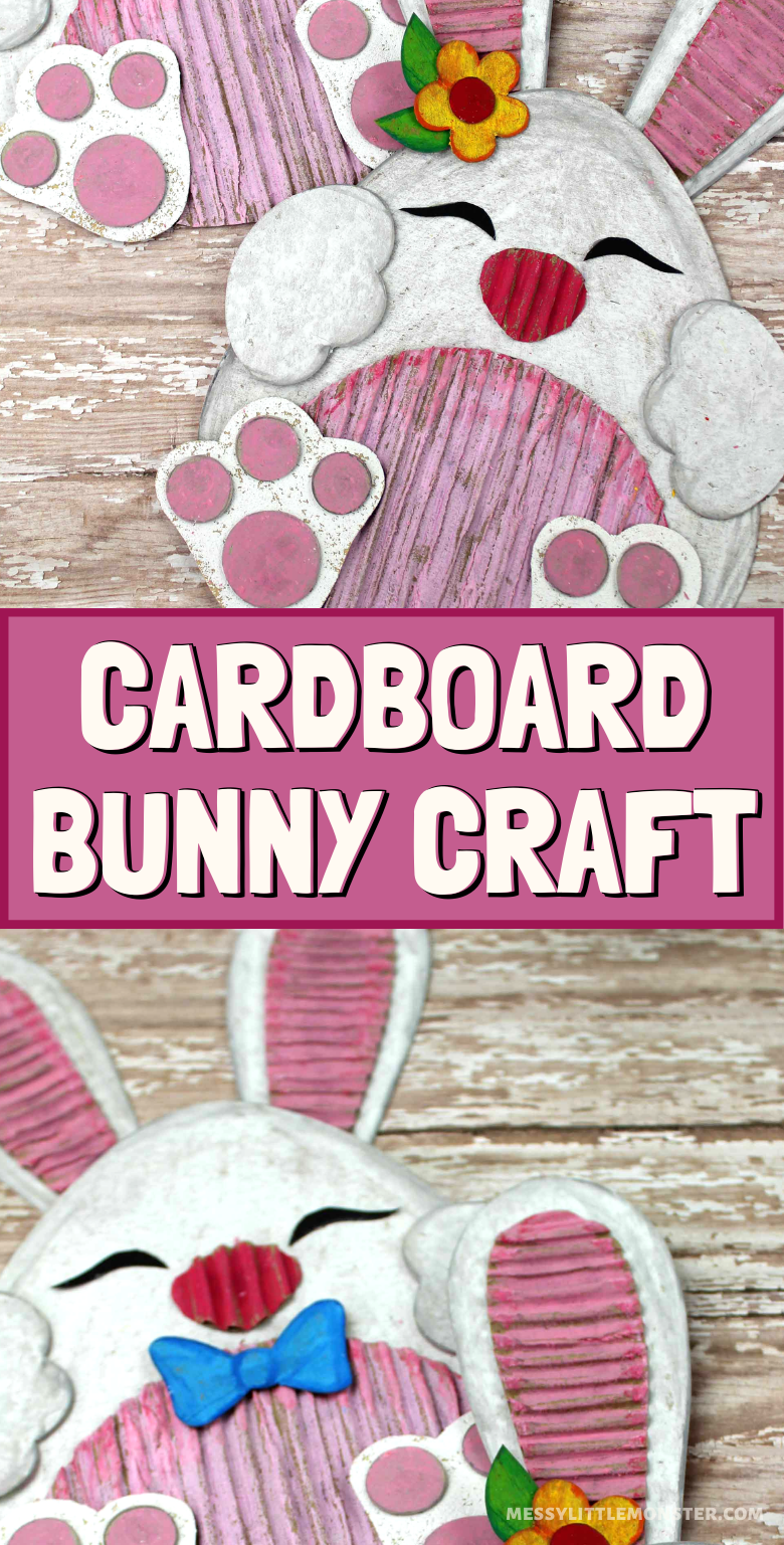 Cardboard Bunny Craft - Messy Little Monster