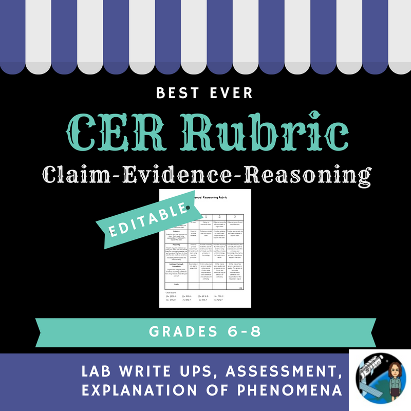 How to Write a Great CER! Grades 5-8 | Polka Dots and Protons ...