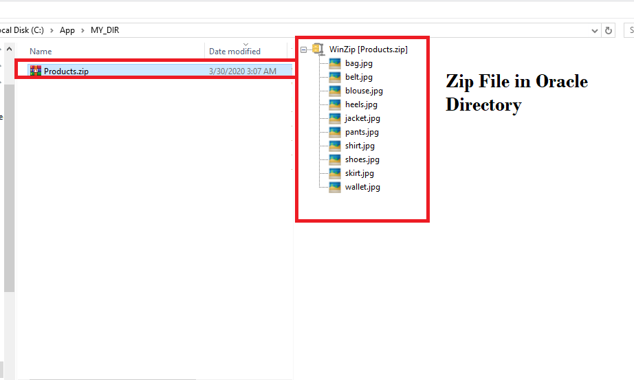 Table Blob To Oracle Directory Ontoor Solutions