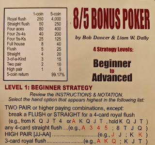 Evaluating Video Poker Strategies, Part 2: Dancer and Daily 8/5 Bonus ...