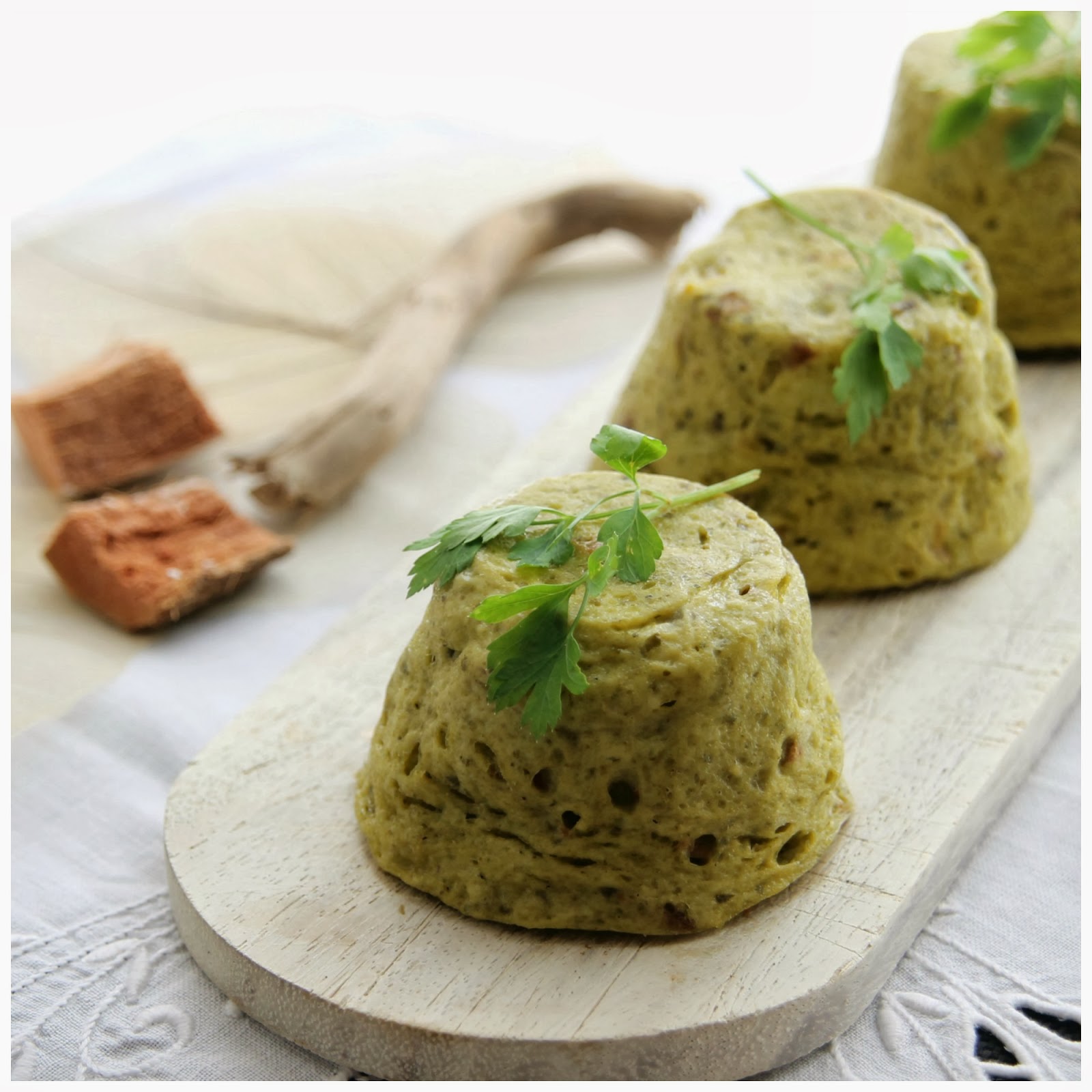 y tan flamenca!: receta: mousse de verduras al pesto -- vegetables with ...