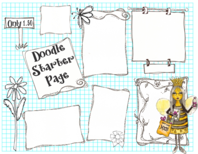 Not Just Any Bee - Doodle Art: THE Doodle Starter Book (Page 1)