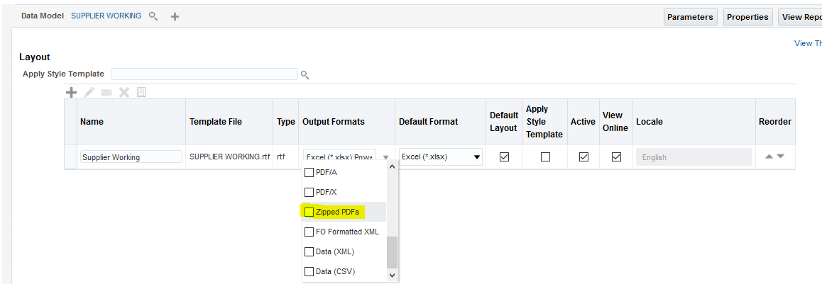 Oracle Applications Blog How To Create Bip Report Output In Zip Folder Automatically In Oracle