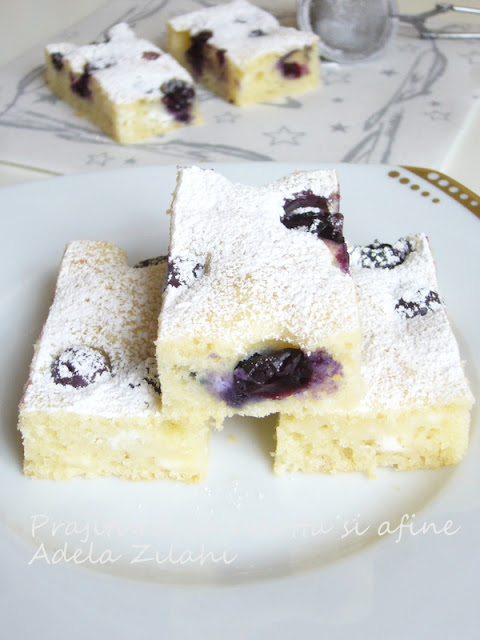 Adela Zilahi: Prajitura cu ricotta si afine