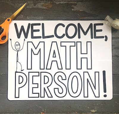 Scaffolded Math and Science: Math classroom decoration ideas