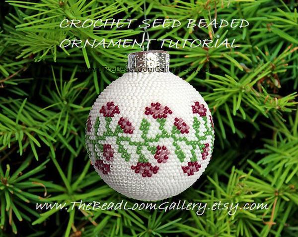 Versatile Bead Crochet Ball Tutorials - Use as Christmas Ornaments, Pin ...