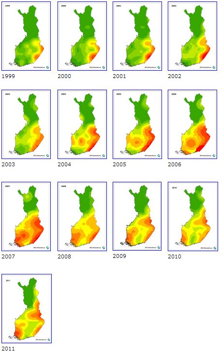 Gray wolf populations by country : europe