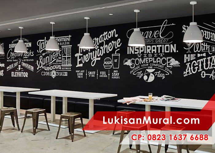 Mural Cafe Sebagai Media Untuk Branding - Lukisan Mural