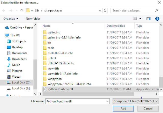ใช้ Python ใน .NET Framework ด้วย pythonnet ~ Python 3